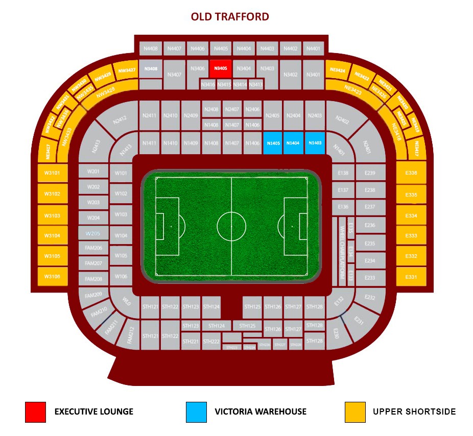 Manchester United - Old Trafford MANCHESTER | Billets & Places